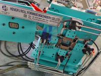 China Hydraulic 16 Stations Gutter Downspout Machine 5.5kw For Precision Gutter Production for sale