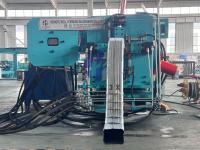 China Hydraulic Pressure Gutter Downspout Machine  For Customized Roof Drainage Solutions for sale