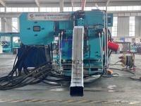 China New Design Round Downpipe Roll Forming Machine With PLC Control And 16 Stations for sale