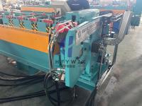 China High Speed PLC Rain Gutter Roll Forming Machine With Heavy Duty Welded Frame for sale