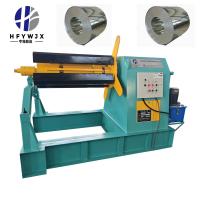 China 5.5kw 6 Ton Capacity Hydraulic Decoiler  Electric Drive For Metal Coil Processing for sale