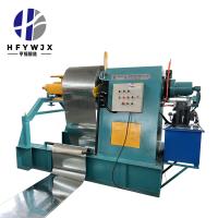 China 6 Ton Electric Uncoiler Machine PLC Control Hydraulic Pressure Metal Coil Unwinding 5.5kw for sale