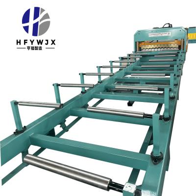China Fully Automatic Palletizing Machine With PLC Control System 280mm Heavy Duty Channel Steel Frame for sale