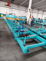 China Fully Automatic Palletizing Machine With PLC Control System 280mm Heavy Duty Channel Steel Frame for sale