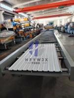 China Fully Automatic Palletizing Machine With PLC Control System 280mm Heavy Duty Channel Steel Frame for sale