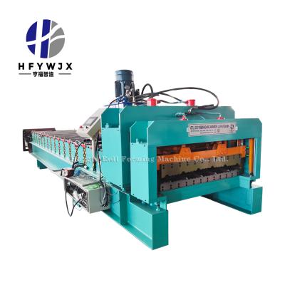 China 16 Row Molding 1020 Glazed Metal Tile Roll Forming Machine Energy Saving Automatic for sale