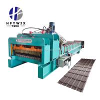 China High Precision 1020 Glazed Tile Roll Forming Machine With 16 Rows 4-6M/Min Forming Speed for sale