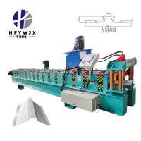 China 7.5 KW Servo Motor 460 Ridge Cap Roll Former  PLC Control 14 Rows Forming Stations for sale