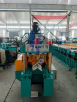 China 460 Ridge Cap Roll Forming Machine High Speed Durable PLC Control Metal Roofing Ridge Tile Machine for sale