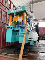 China Heavy Duty 460 Ridge Cap Roll Forming Machine PLC Automatic 16 Station Metal Roof Tile Making System for sale