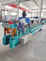 China 7.5 KW Servo Motor 460 Ridge Cap Roll Former  PLC Control 14 Rows Forming Stations for sale