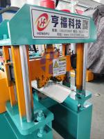 China 460 Roofing Ridge Cap Roll Forming Machine with Servo Control for High Efficiency and Low Maintenance for sale