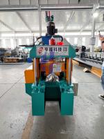 China Heavy Duty 460 Ridge Cap Roll Forming Machine PLC Automatic 16 Station Metal Roof Tile Making System for sale