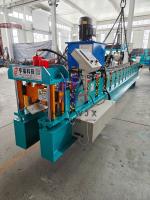 China PLC Controlled 16-Row Ridge Tile Roll Forming Machine for Metal Roof Cap 460mm for sale