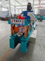 China Heavy Duty 460 Ridge Cap Roll Forming Machine PLC Automatic 16 Station Metal Roof Tile Making System for sale