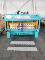 China C8 Roll Forming Machine 0.3-0.8mm Galvanized Steel Roof Sheet PLC Control High Speed for sale