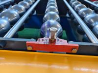 China Customized 1100 Model Glazed Roof Tile Production Machines With Chain Drive for sale