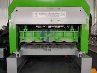 China 1110 Glazed Tile Roll Forming Machine 0.3-0.5mm Steel Precision Cutting for sale
