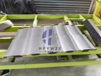 China 1110 Glazed Roof Tile Forming Machine 11kW Servo Motor 4-12 M/Min Speed 16-21 Roll Stations for sale