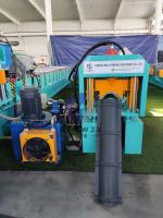 China 310mm Width 14 Row Ridge Tile Roll Forming Machine PLC Control 0-8m/min for sale