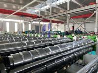 China PLC Control Double Layer Roll Forming Machine 350H Steel Frame 40M/min For Roof for sale