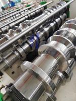 China Industrial C8 C21 Double Layer Trapezoidal Roll Forming Machine PLC Control  350H Steel Frame for sale