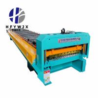 China Cold Hard Board Arc Machine 1000mm Feed Width 350H Steel Frame 26 Roll Forming 7.5kw Servo Motor for sale