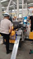China Adjustable Photovoltaic Bracket Roll Forming Machine With Industrial Computer PLC Control For Solar Mount for sale