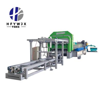 China 1110 Glazed Tile Roll Forming Machine 0.3-0.5mm Steel Precision Cutting for sale