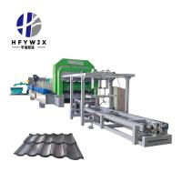 China 1110 Glazed Tile Roll Forming Machine 16-21 Stations 0.3-0.5mm Thickness for sale