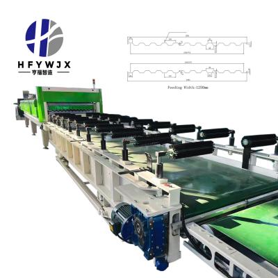 China C8 C21 Dual Layer Steel Roof Roll Forming Machine 1250mm Feeding Width 0-40m/min for sale