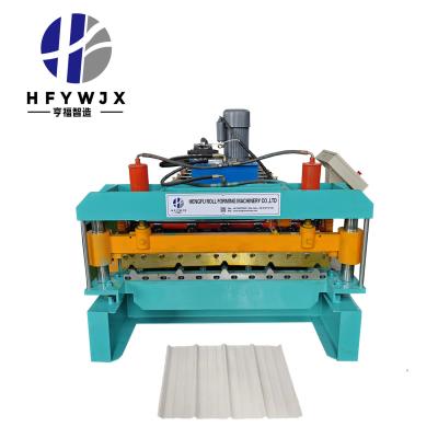 China 1040 Type 13 Row Trapezoidal Roof Sheet Roll Forming Machine 300H Steel Frame 1200mm for sale