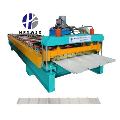 China 1040 Type Metal Roof Panel Roll Forming Machine 300H Steel Frame 1200mm Feeding Width for sale