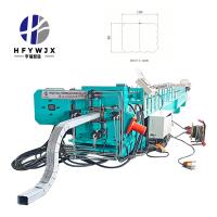 China Hydraulic 16 Stations Gutter Downspout Machine 5.5kw For Precision Gutter Production for sale