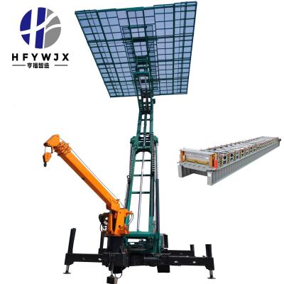 China 18.5m 8t Aerial Lift Platform for Roll Forming Machines Heavy Duty High Altitude Lifting Equipment for sale