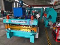 China 300H Steel Frame Double Layer Roll Forming Machine 840/900 Roof Wall Panel 7.5KW for sale