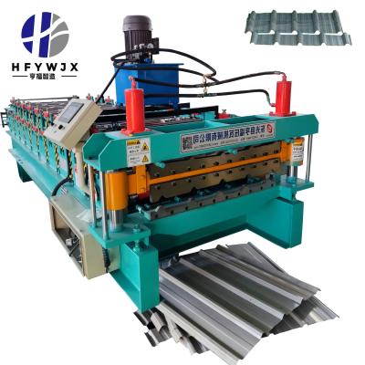 China 300H Steel Frame Double Layer Roll Forming Machine 840/900 Roof Wall Panel 7.5KW for sale