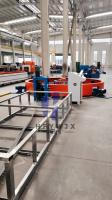 China Hydraulic Shearing And PLC Control Solar Bracket Roll Forming Machine Φ80mm Solid Shaft for sale