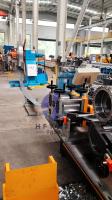 China Hydraulic Shearing And PLC Control Solar Bracket Roll Forming Machine Φ80mm Solid Shaft for sale