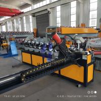 China PLC Control Flange Forming Machine Fully Automatic Used In HVAC Systems Tdf Duct Machine for sale