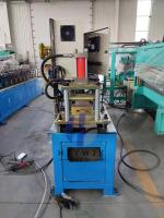 China High Speed Galvanized Steel Roller Door Roll Forming Machine PLC Control System And 16mm Wall Plate for sale