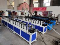 China 4kw Automatic Color Steel Rolling Shutter Forming Machine PLC Control 15 Stations for sale