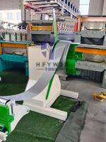 China 4kw Servo Gear Transmission Fence Roll Forming Machine PLC Electronic Control System And Custom Profiles for sale
