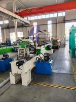 China 4kw Servo Gear Transmission Fence Roll Forming Machine PLC Electronic Control System And Custom Profiles for sale