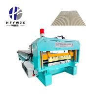 China Automatic Small Corrugated Roof Sheet Roll Forming Machine with PLC Touch Screen Control and 7.5kW Servo Motor for Precision Engineering for sale