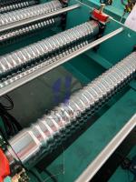 China Automatic Small Corrugated Roof Sheet Roll Forming Machine with PLC Touch Screen Control and Servo Flying Cut for 0-40m/min Stepless Speed Regulation for sale