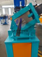 China Automatic U-channel Roll Forming Machine with 16 Rows Punching Roller, PLC Touch Screen Control, and Hydraulic Double-Blade Shear for sale