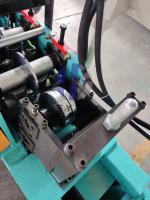 China PLC Controlled U Channel Roll Forming Machine with 16 Rows Punching Roller and Hydraulic Double-Blade Shear for sale