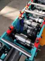China High Speed U-channel Cold Roll Forming Machine with PLC Touch Screen Control and Hydraulic Double-Blade Cut for Metal Buildings for sale