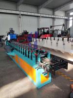 China High Speed U-channel Cold Roll Forming Machine with PLC Touch Screen Control and Hydraulic Double-Blade Cut for Metal Buildings for sale